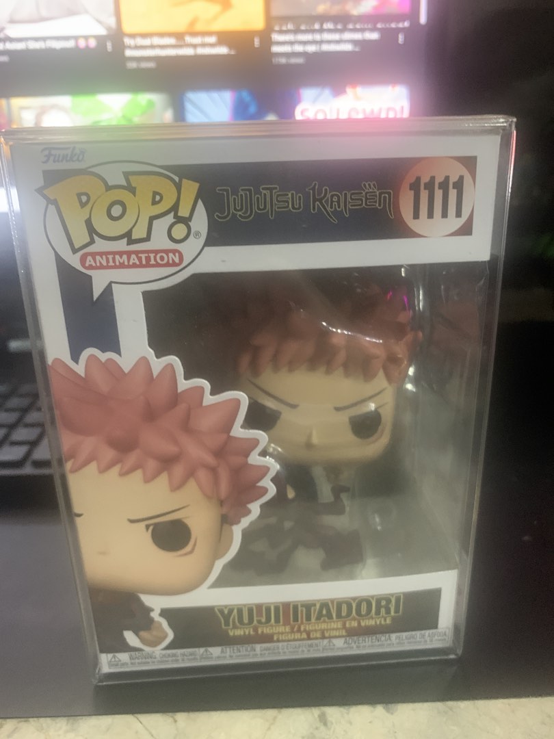Funko Pop! Animation Jujutsu Kaisen Yuji Itadori #1111, Hobbies & Toys ...