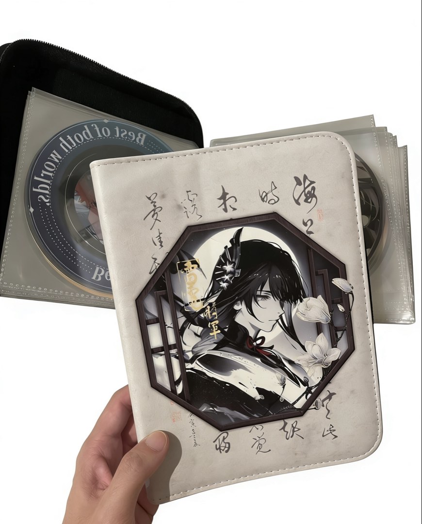 Genshin Impact Raiden Shogun Vinyl Shaped Case (includes Vinyl Shaped ...