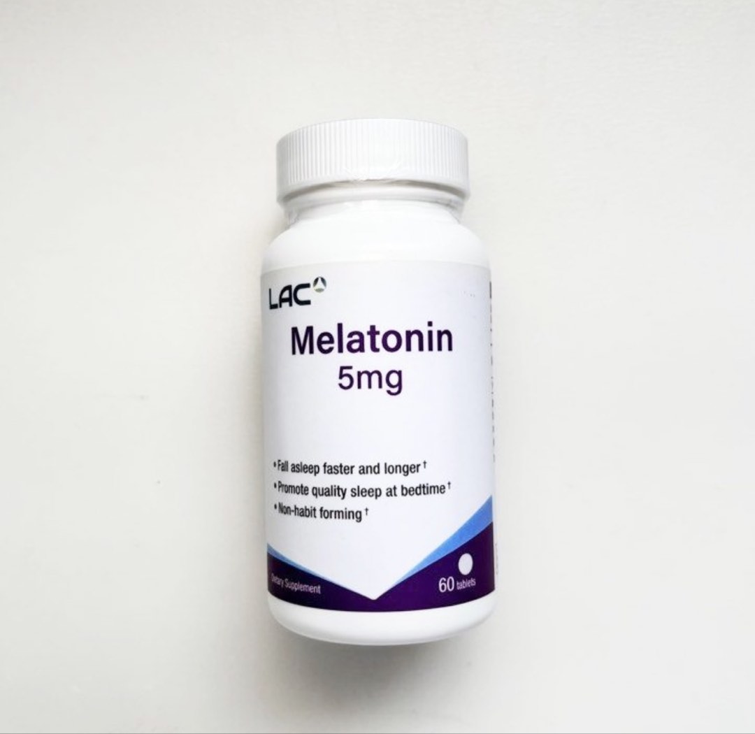 GNC LAC Melatonin 5mg (new), Health & Nutrition, Health Supplements ...