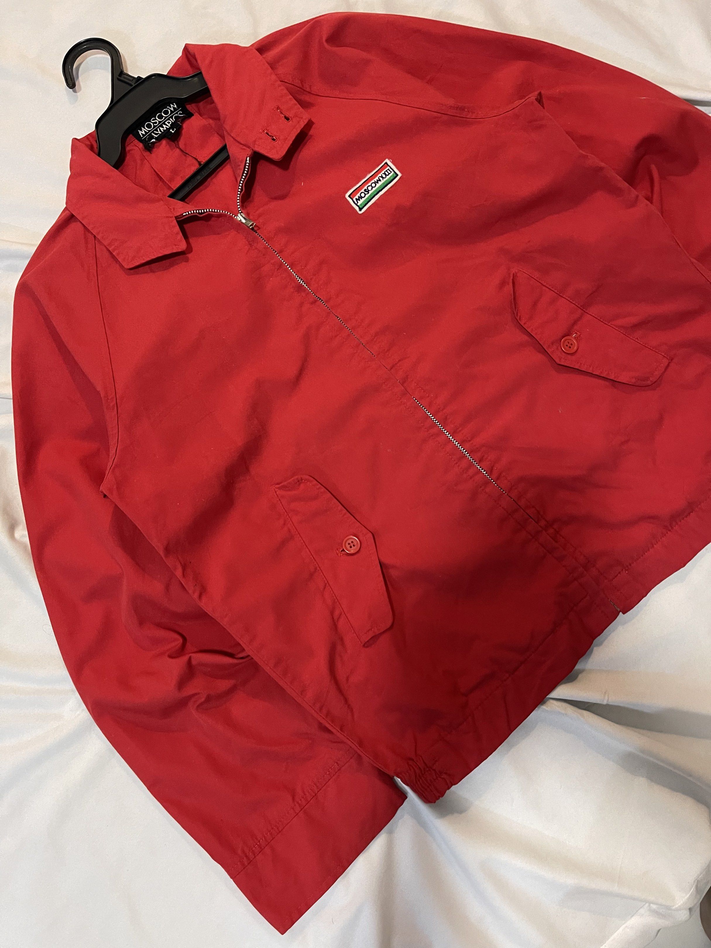 Moscow Olympics Harrington Jacket, Women's Fashion, Coats, Jackets and ...