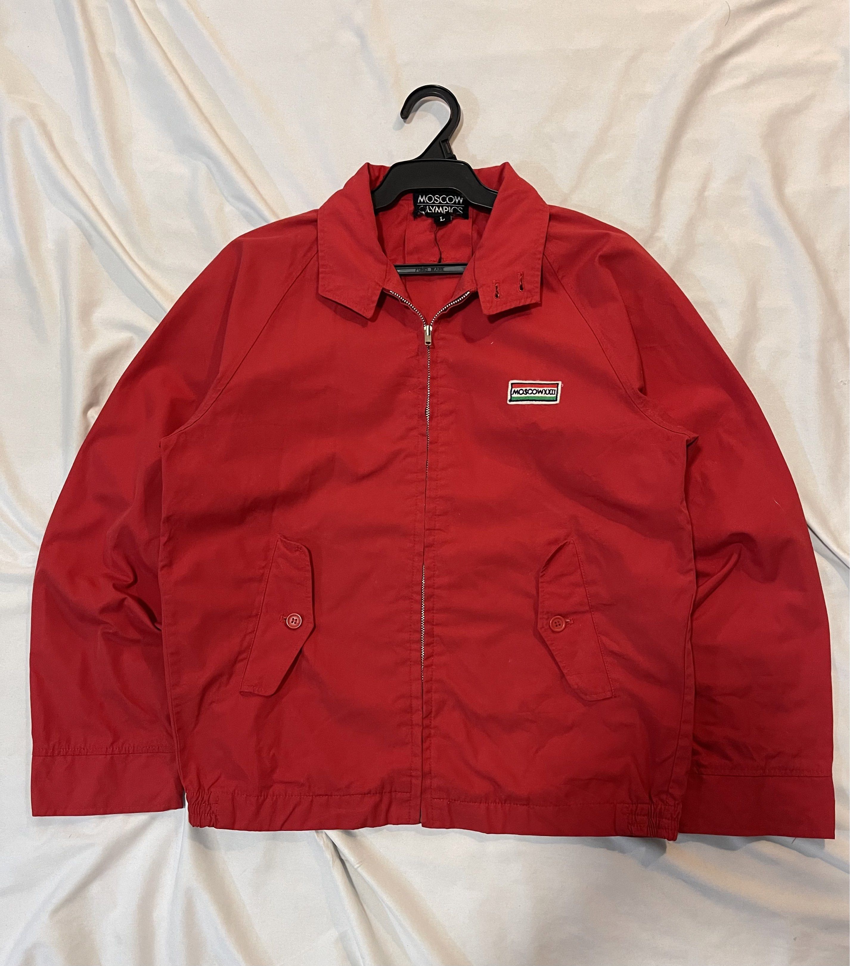 Moscow Olympics Harrington Jacket, Women's Fashion, Coats, Jackets and ...