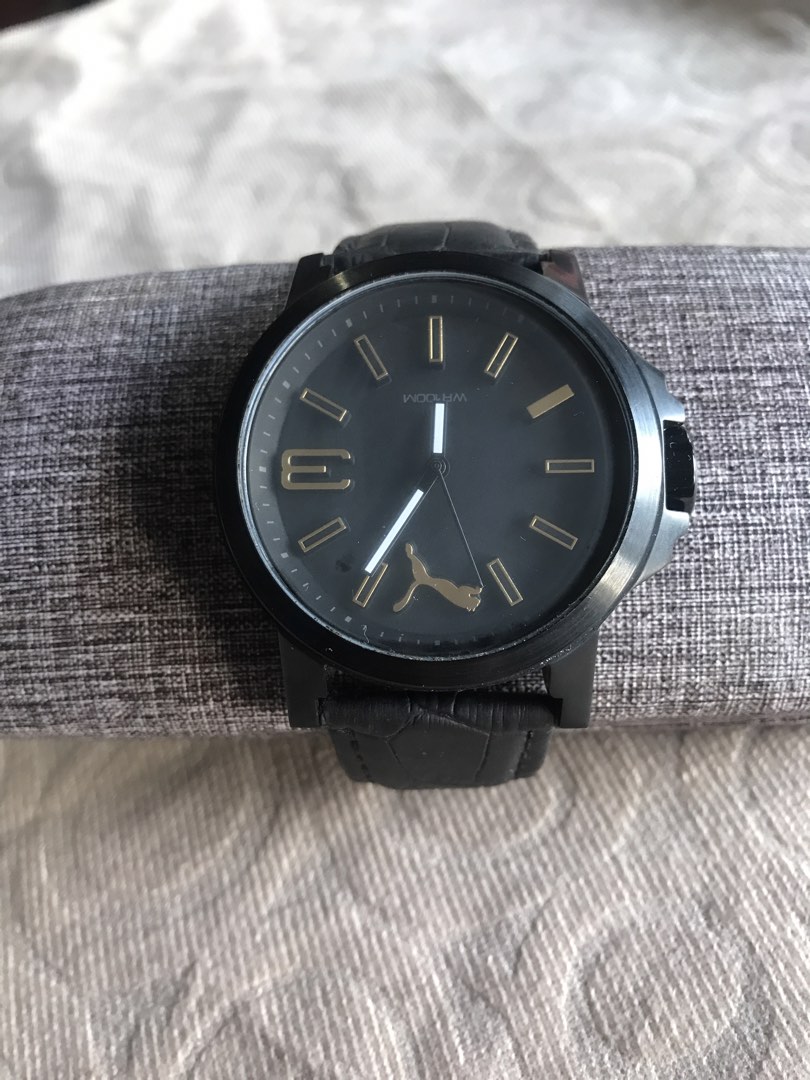 Puma Black Dial Watch, Men's Fashion, Watches & Accessories, Watches on ...