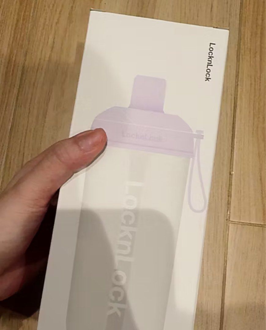 [SEALED] LocknLock Water Bottle with Straw - 520ml, Furniture & Home ...