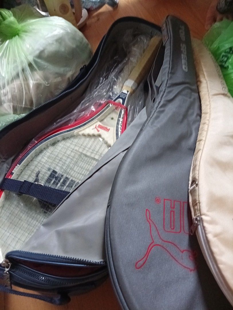 6pcs. Puma Tennis Racket with Case, 運動產品, 運動與體育, 運動與體育 - 球拍和球類運動 ...