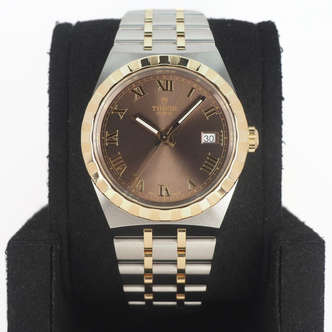 Brand New Feb 2026 Tudor Royal Chocolate Roman 28503 GA1139, Luxury ...