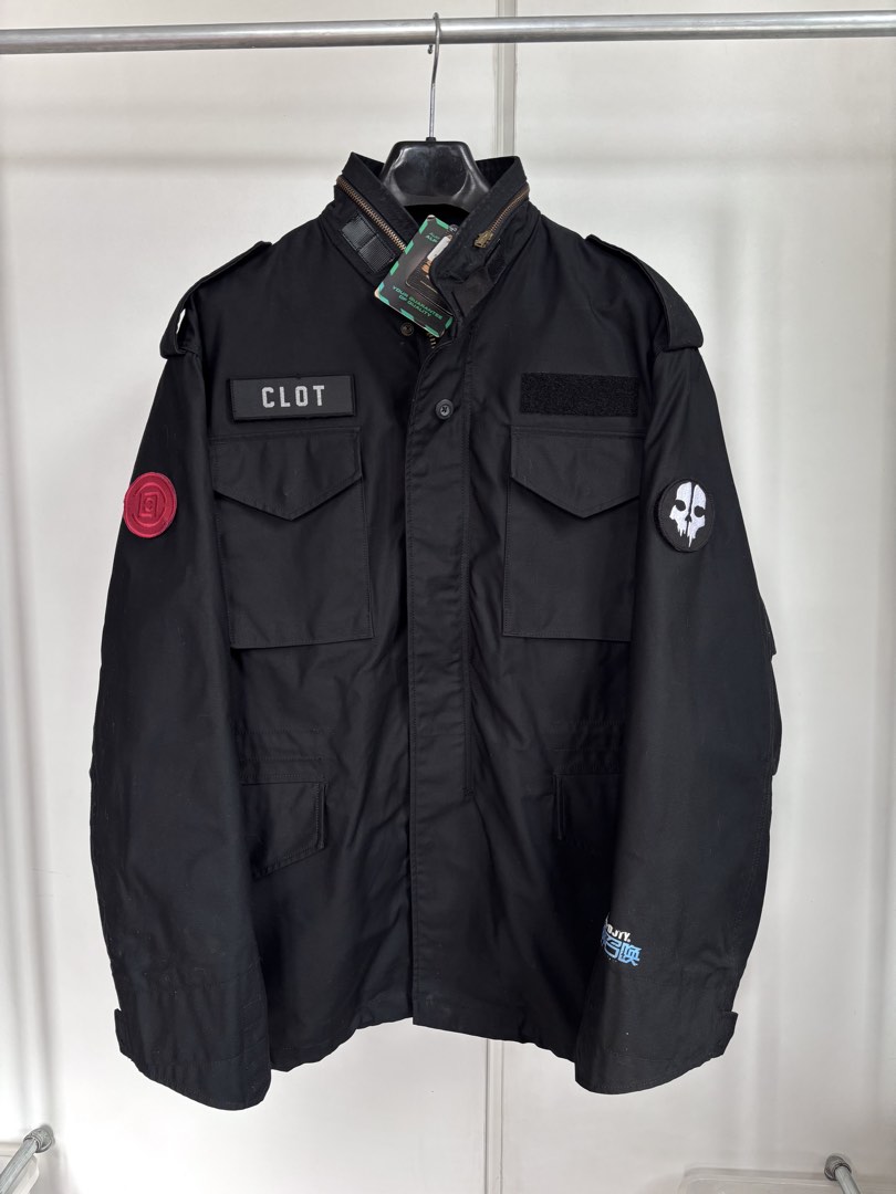 CLOT x Alpha Industries x Call of Duty M65 Field Jacket, Men's Fashion ...