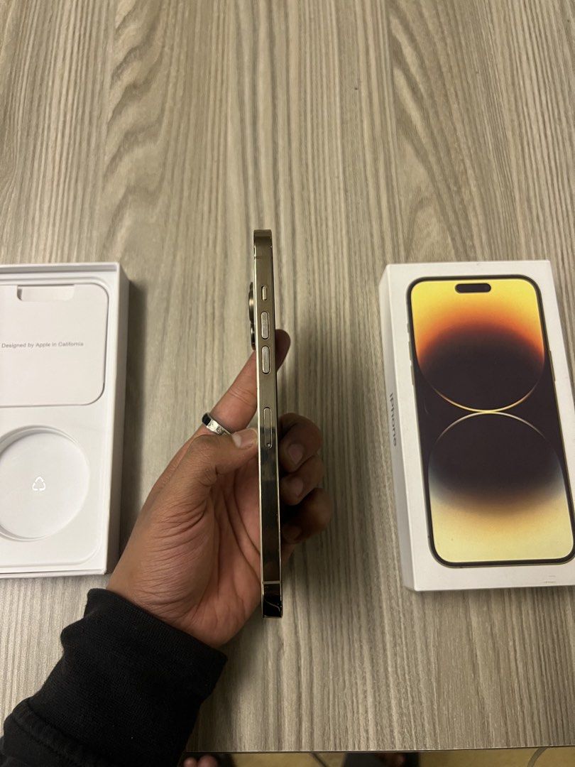 iPhone 14 Promax 256GB Resmi bea cukai ( Gold ), Telepon Seluler ...