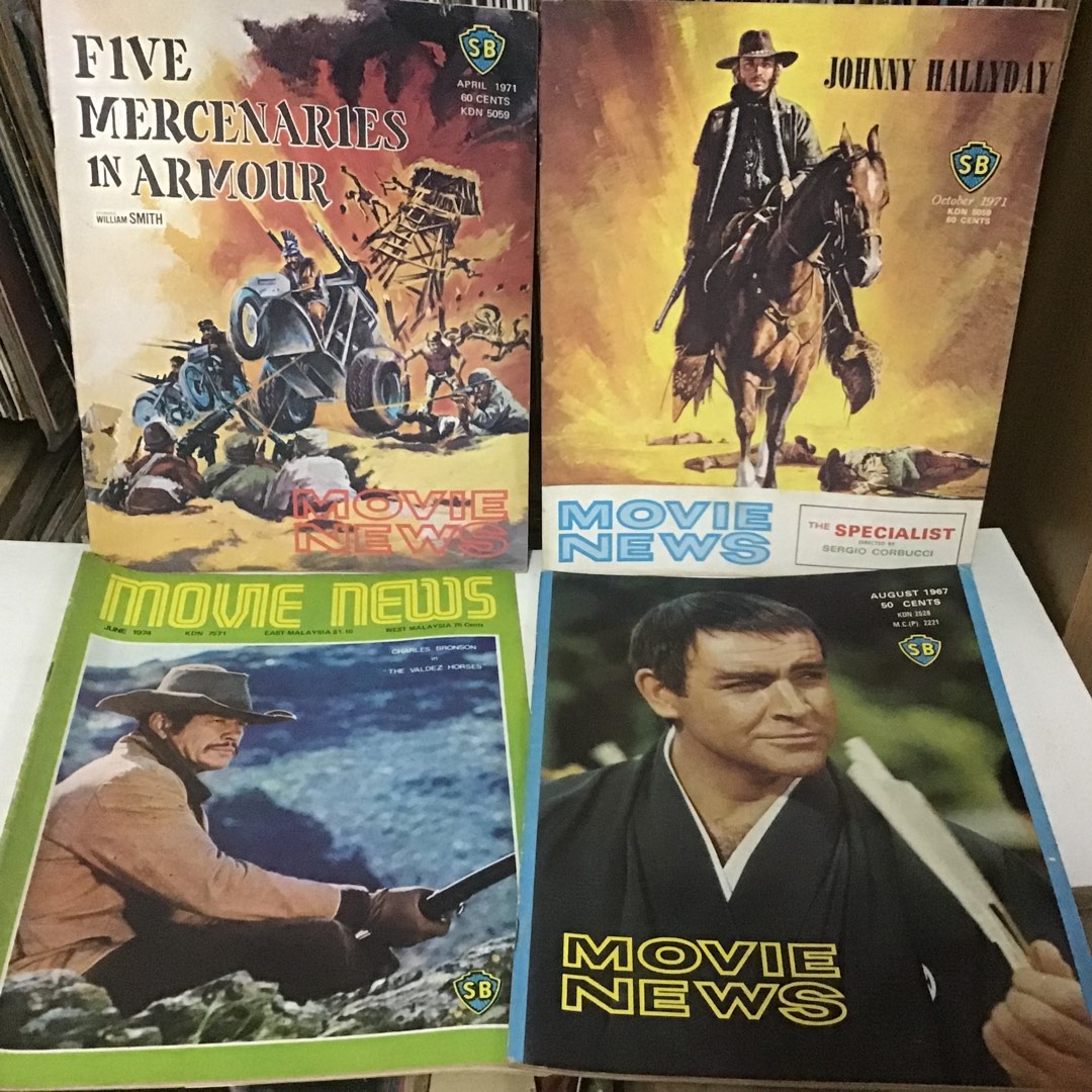 VINTAGE 1960s 70s Asian Movie News Magazine - The Merceneries Armour ...