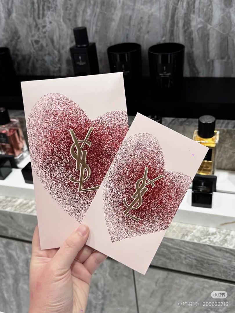 YSL 2026 raya green packet/sampul duit raya, Beauty & Personal Care ...
