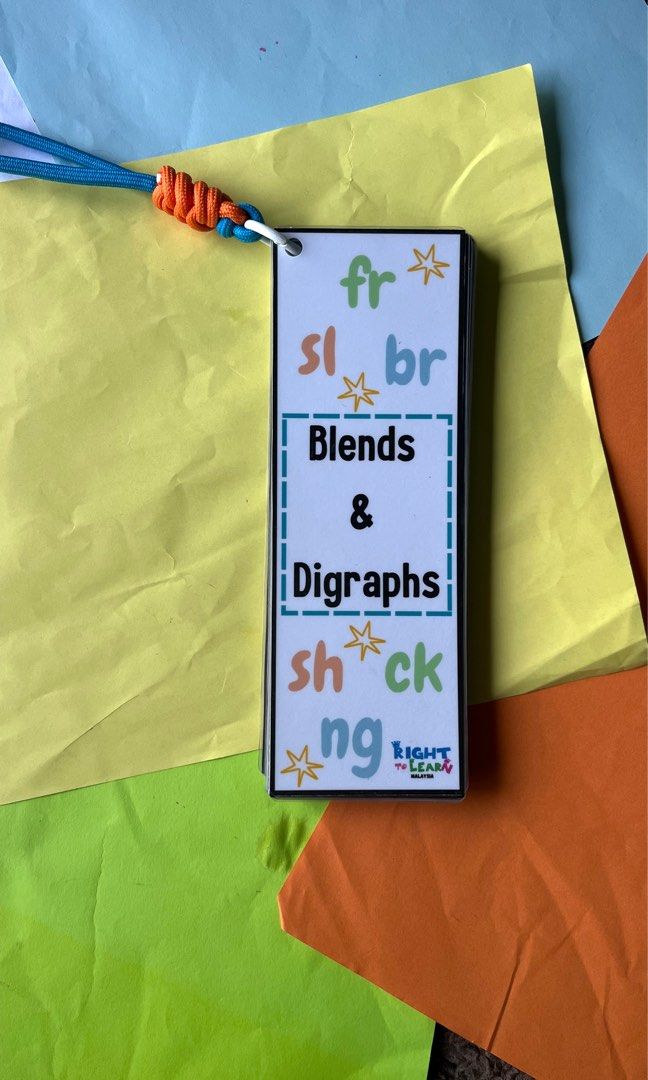26 Blends and Digraphs Flashcards, Hobbies & Toys, Toys & Games on ...