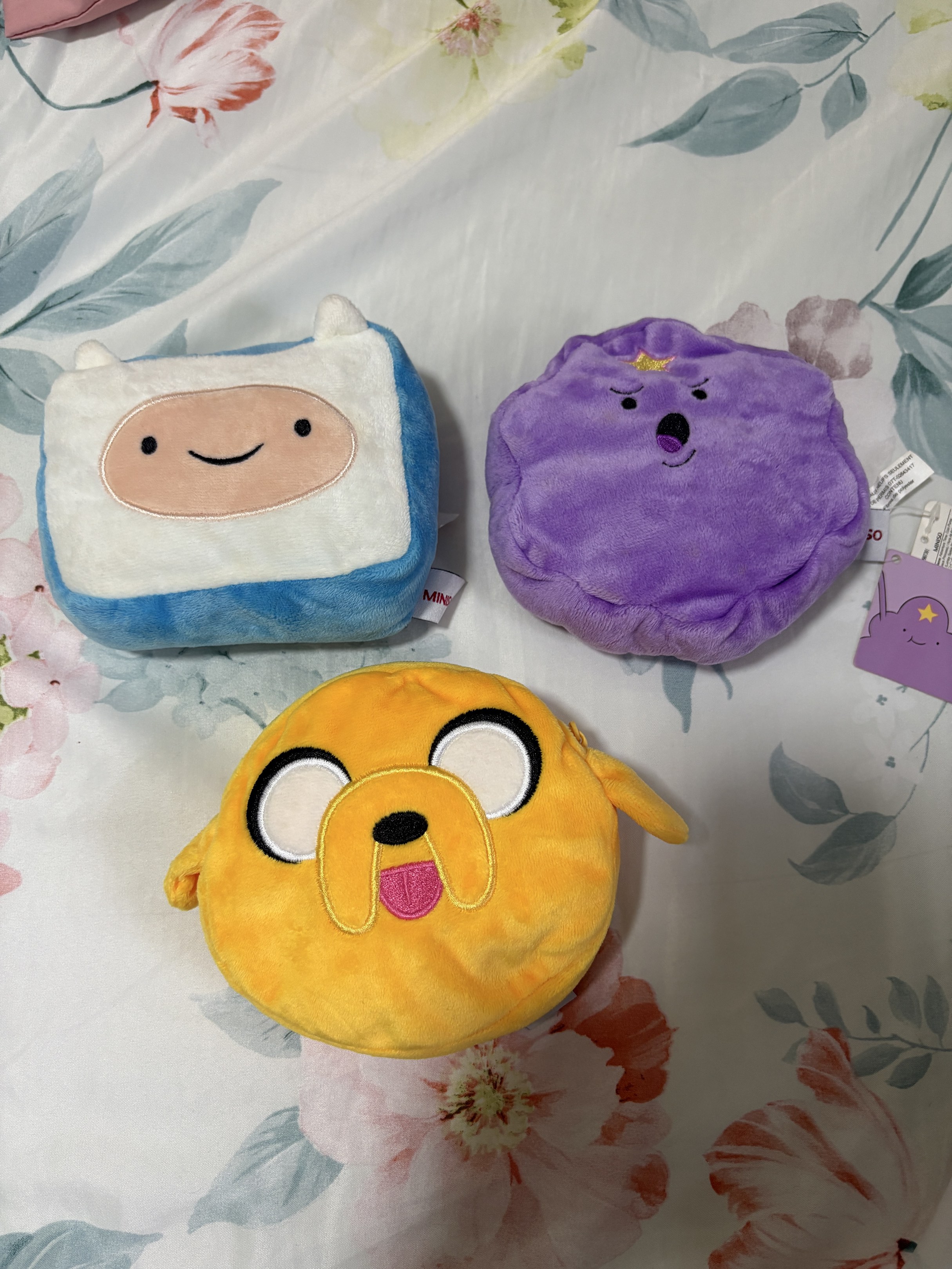 All for $15 Adventure Time Plush pouch - Finn, Jake, and Lumpy Space ...