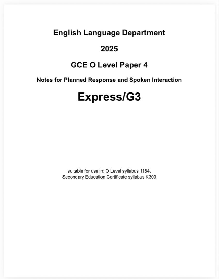 [COMPREHENSIVE REVISION STUDY PACKAGE/GUIDE: Planned Response, Spoken ...