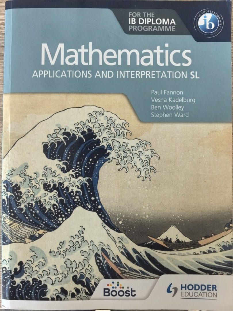 IB Mathematics Applications and Interpretation SL Textbook, Hobbies ...