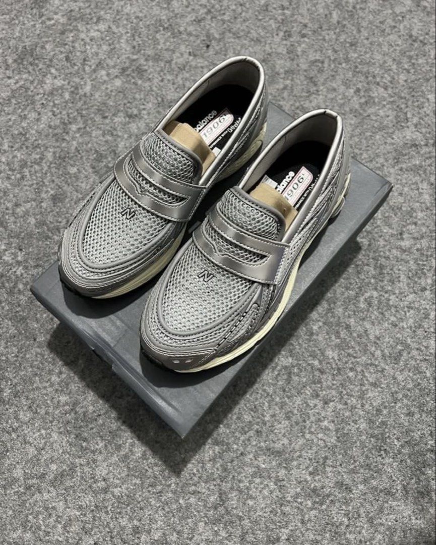 New Balance 1906L Loafers Silver Original Resmi, Fesyen Pria, Sepatu ...