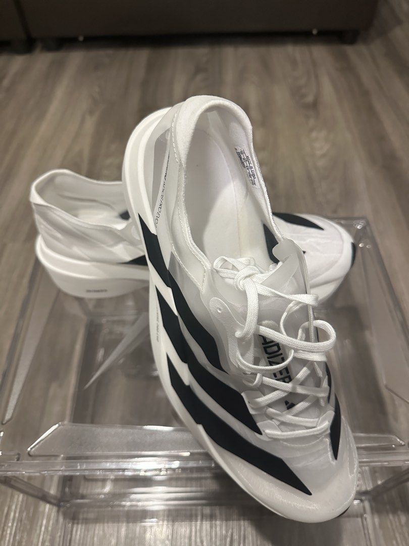 Adidas Adizero Adios Pro Evo 2 - White/Black - US 10, Men's Fashion ...