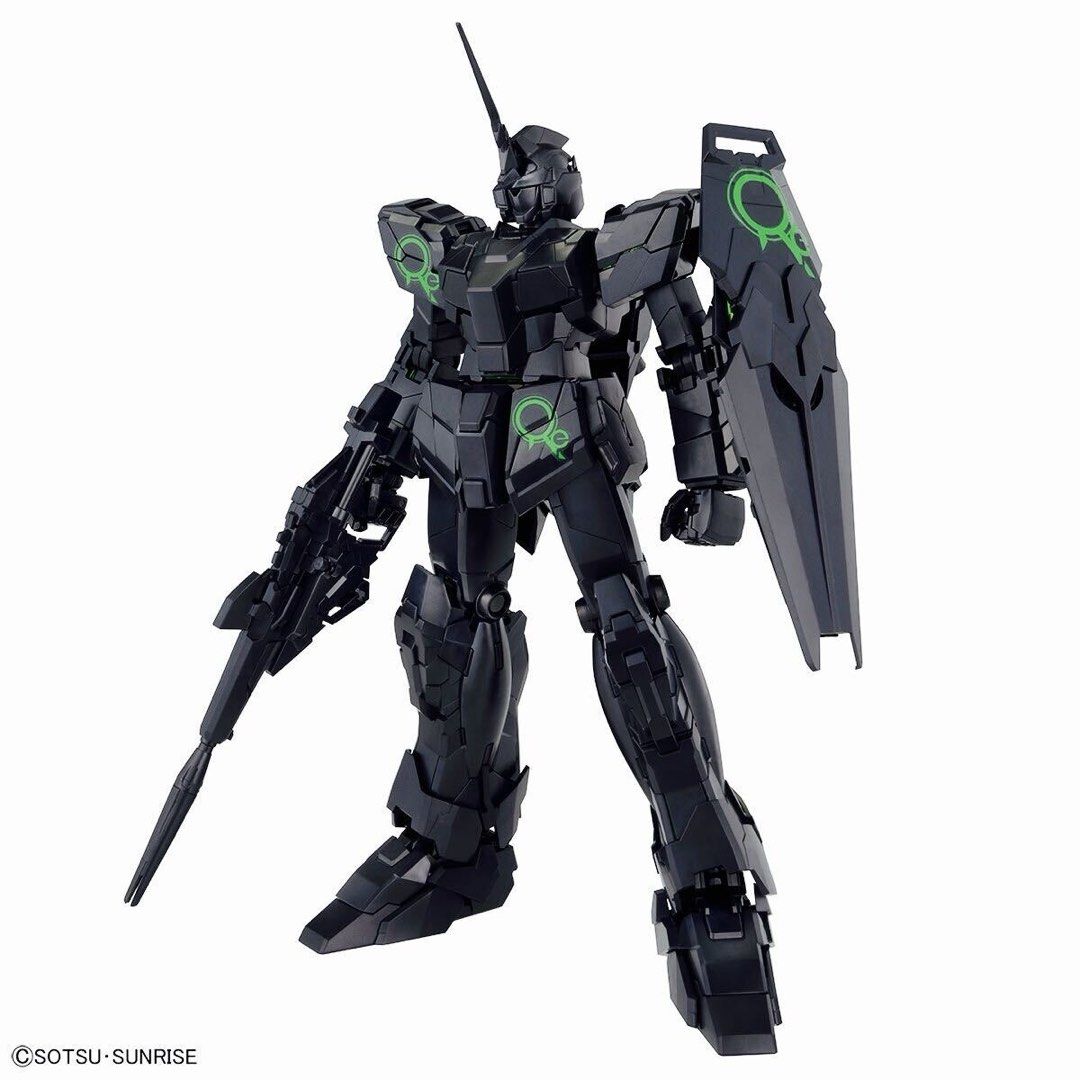 Bandai MG 1/100 Unicorn Gundam Ecopla (Recirculation Color Neon Green ...
