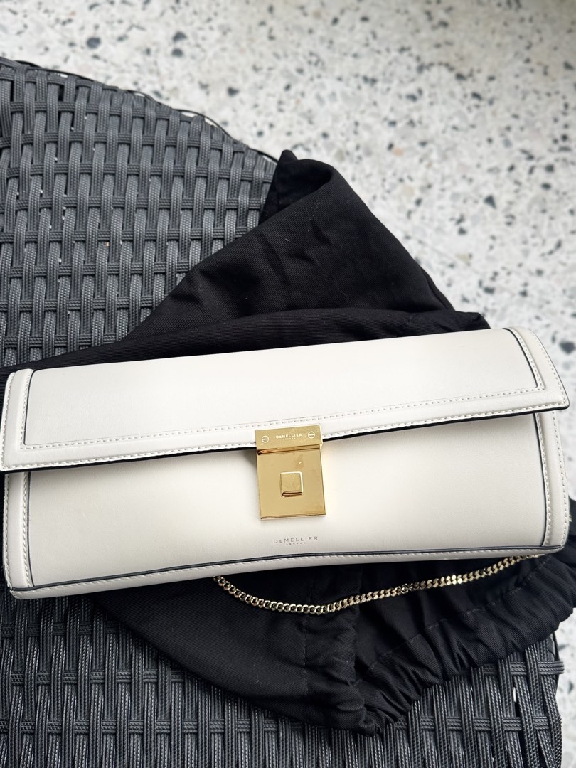 Demellier London Mini Montreal Bag - Cream, Women's Fashion, Bags ...