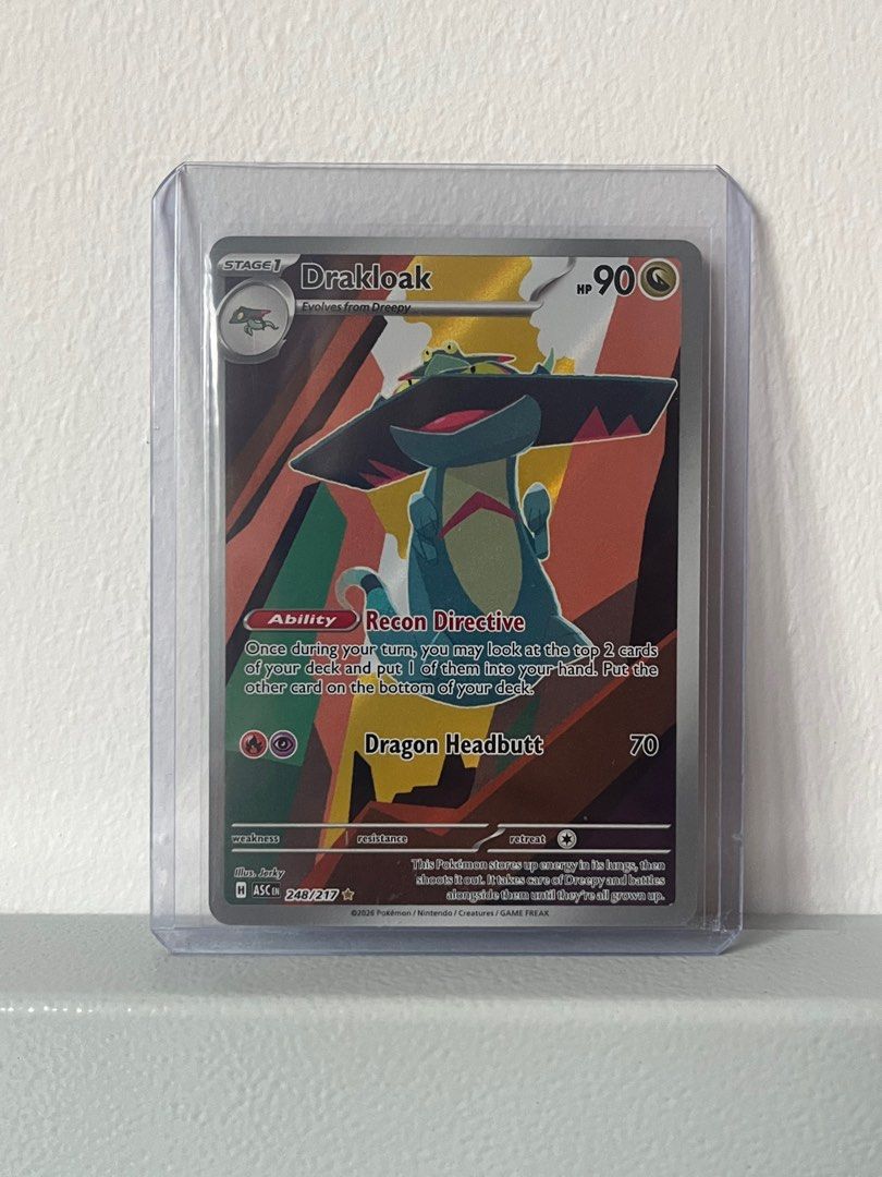 Drakloak IR 248/217 ASC ascended heroes illustration rare playable ...
