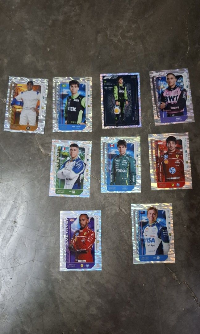 F1 Topps 2025 L.E - Lewis Hamilton, Charles Leclerc, Juan Montoya, Liam ...