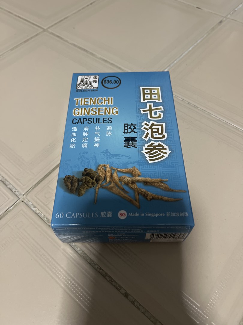 [Supp] Tienchi Ginseng capsules, Health & Nutrition, Health Supplements ...