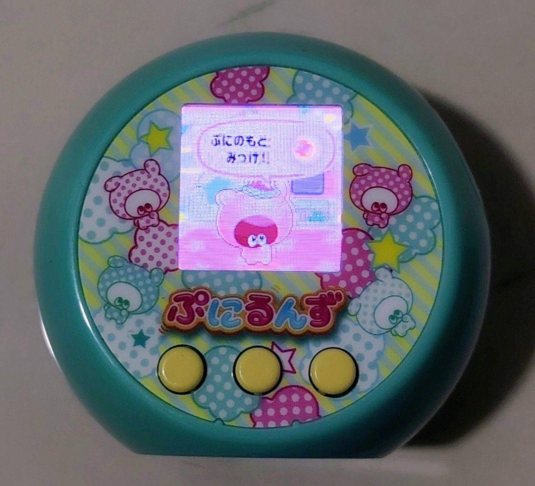 TAKARA TOMY Punirunzu Puni Mint Green Color Squishy LCD Punirunes toy ...
