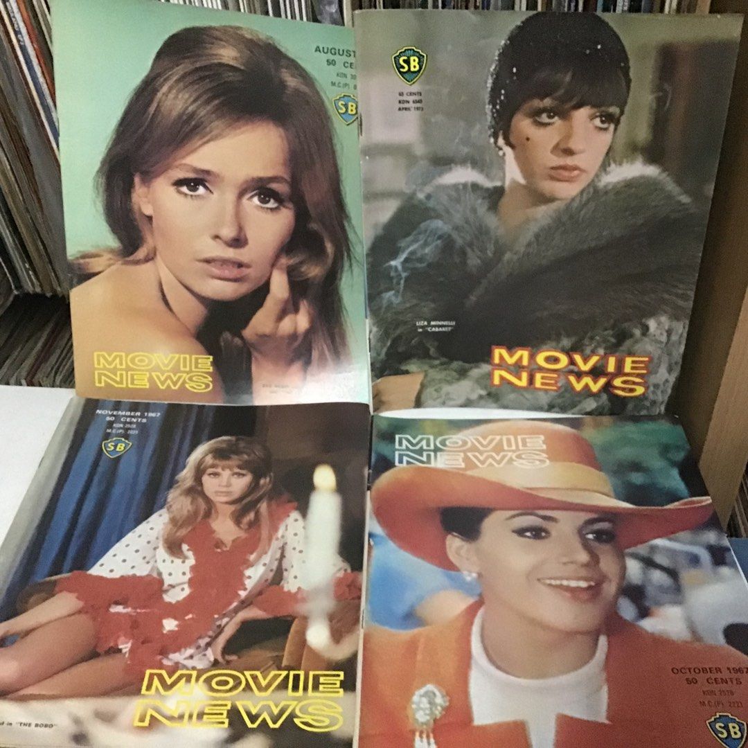 VINTAGE Movie News Magazine - Eva Renzi - Catherine Spaak - Liza ...