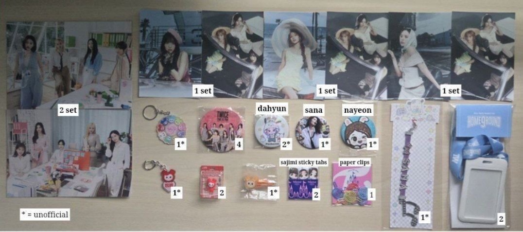 wts / lfb assorted twice nayeon jeongyeon momo sana jihyo mina dahyun ...