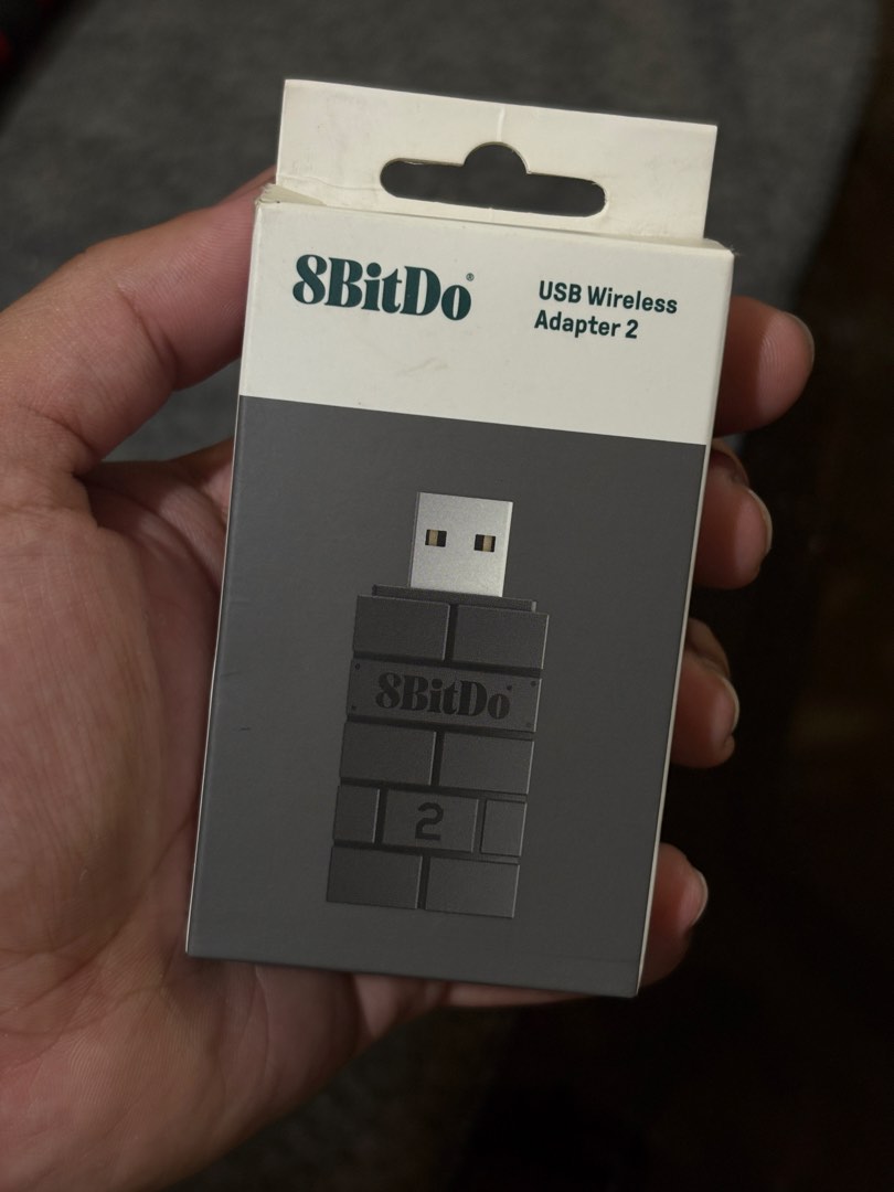 8BitDo USB Wireless Adapter 2, Video Gaming, Gaming Accessories ...