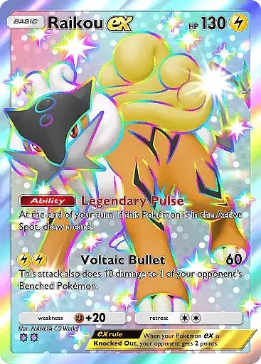 [B2a] Shiny Raikou EX - Pokemon TCG Pocket, Hobbies & Toys, Toys ...