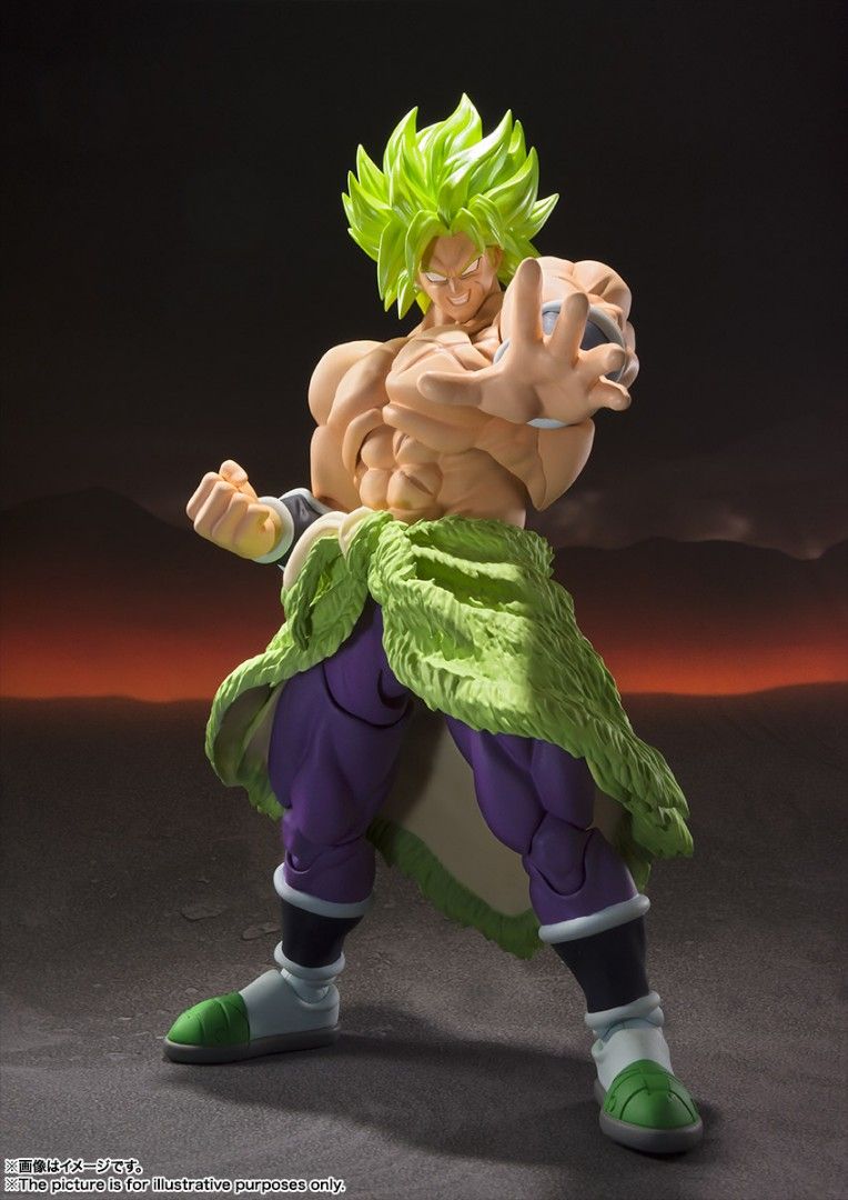 Bandai SHF s.h.figuarts Super Saiyan Broly Fullpower Dragon Ball not ...