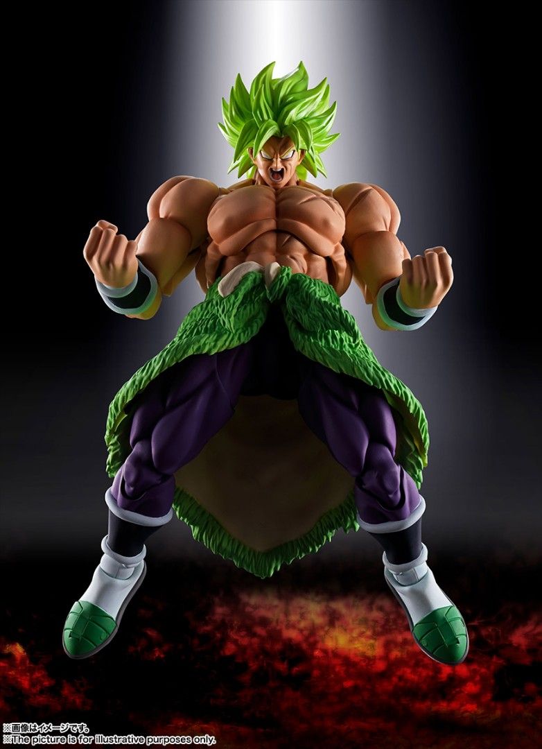 Bandai SHF s.h.figuarts Super Saiyan Broly Fullpower Dragon Ball not ...