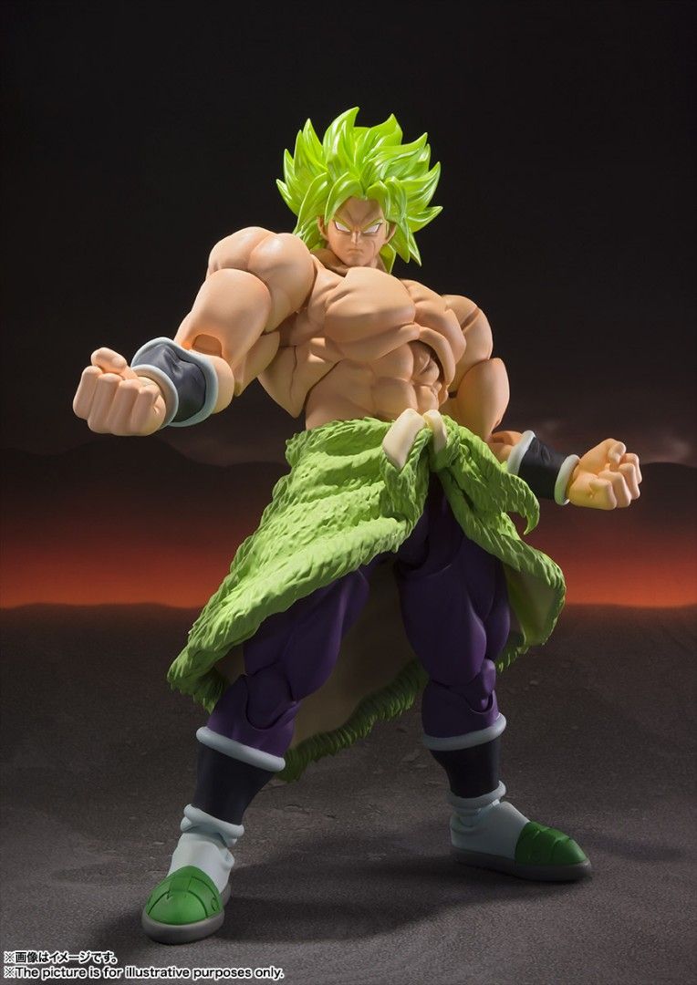 Bandai SHF s.h.figuarts Super Saiyan Broly Fullpower Dragon Ball not ...