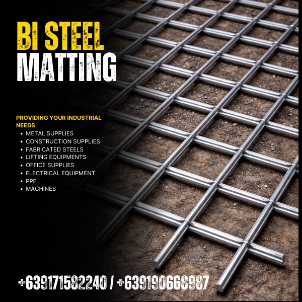 BI Steel Matting | C-Purlins | Flat Bar | Steel Pipe Casing | Round Bar ...