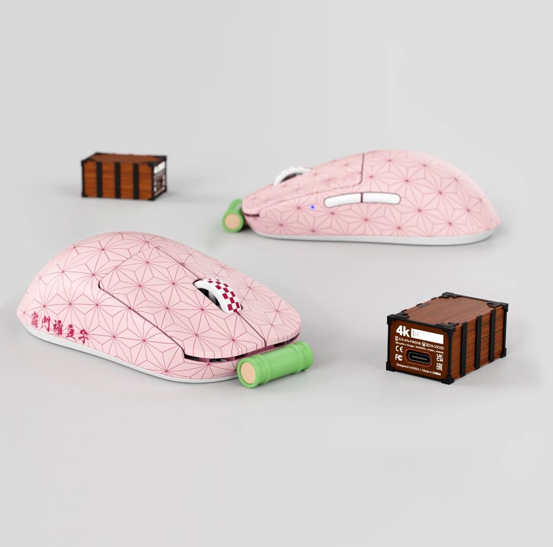 [Demon Slayer - 4K Special Pack] X2 v2 Mini Nezuko Gaming Mouse ...