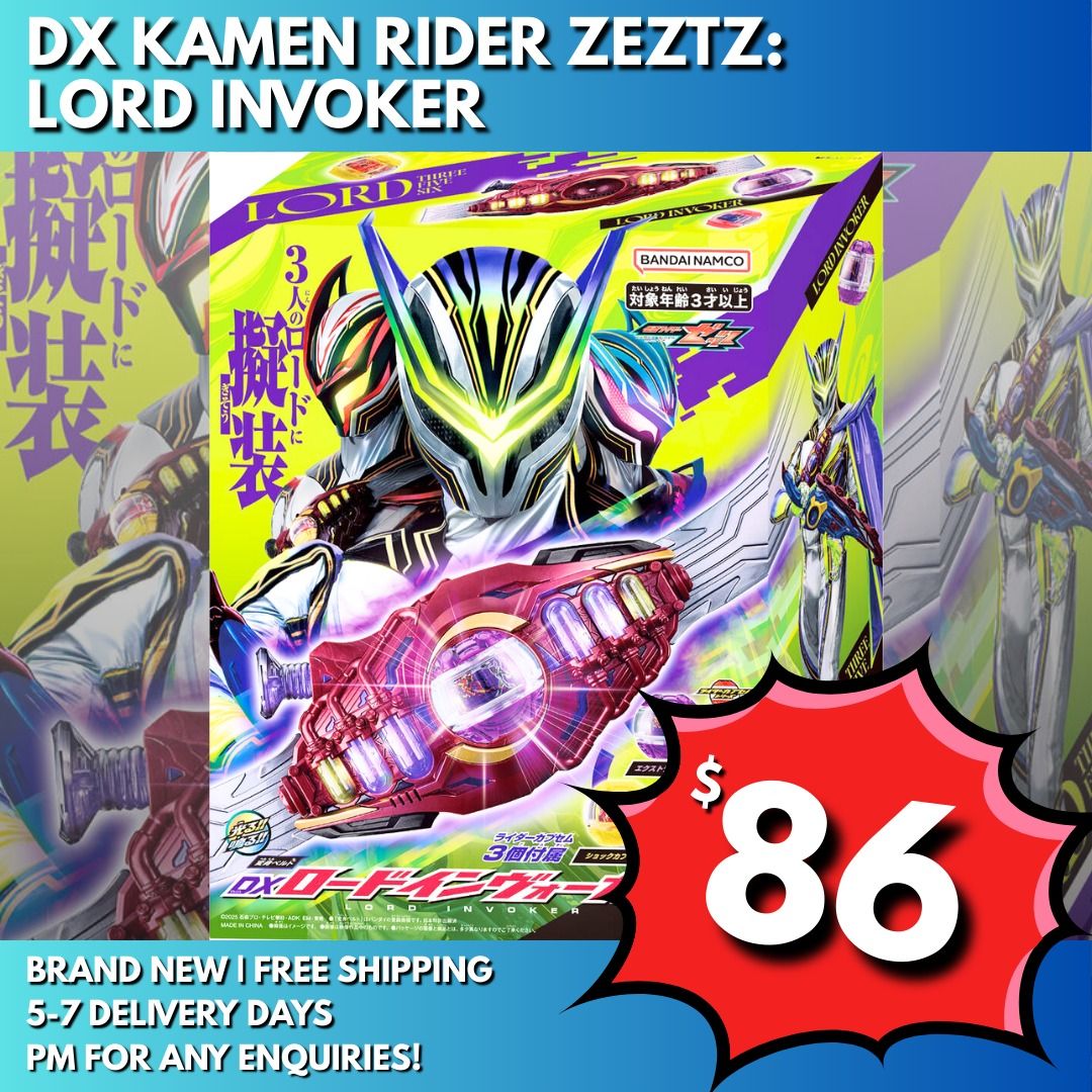 DX Kamen Rider Zeztz: Lord Invoker, Hobbies & Toys, Toys & Games on ...