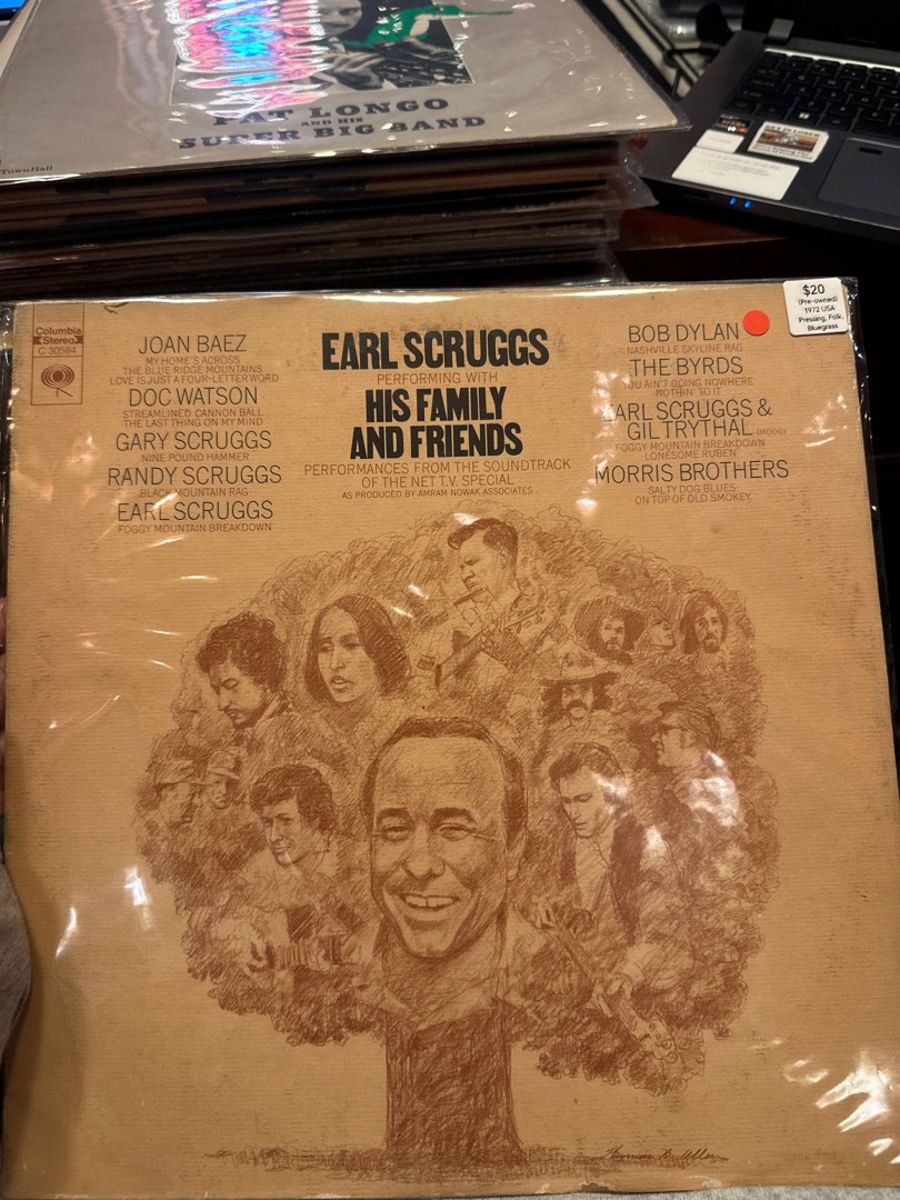 Earl Scruggs - His Family and Friends Vinyl Record LP, Hobbies & Toys ...