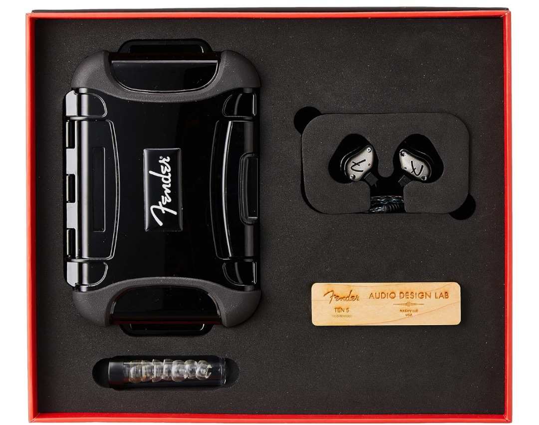 Fender Ten 5 (Silverburst), Professional IEM In-ear Earphone Monitor ...