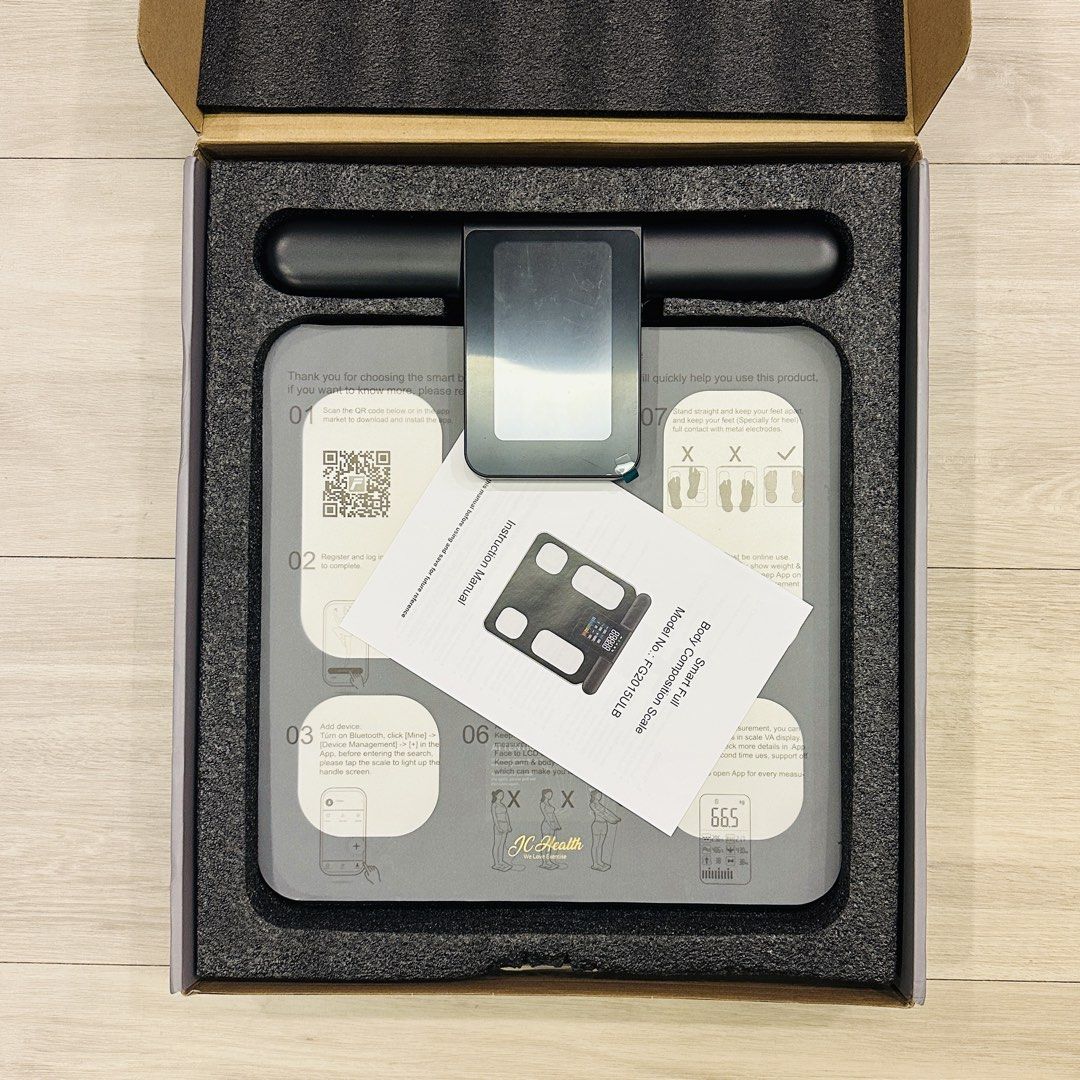 JC Health Smart Body Composition Scale, Health & Nutrition, Health ...