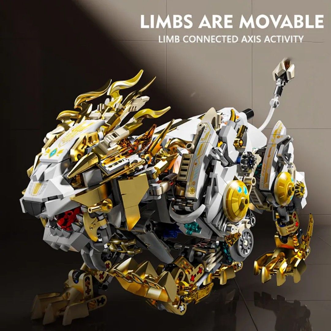 Lego Compatible Building Blocks Mechanical Lion, Hobbies & Toys, Toys ...