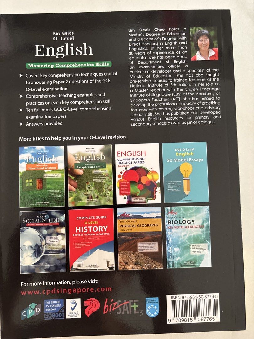 O-Level English Mastering Comprehension Skills Textbook, Hobbies & Toys ...
