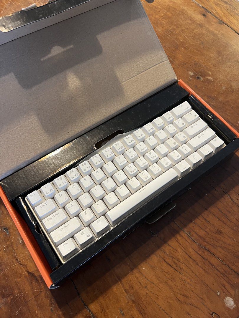 Royal Kludge RK61 Tri-modes Red Switch Keyboard, Computers & Tech ...