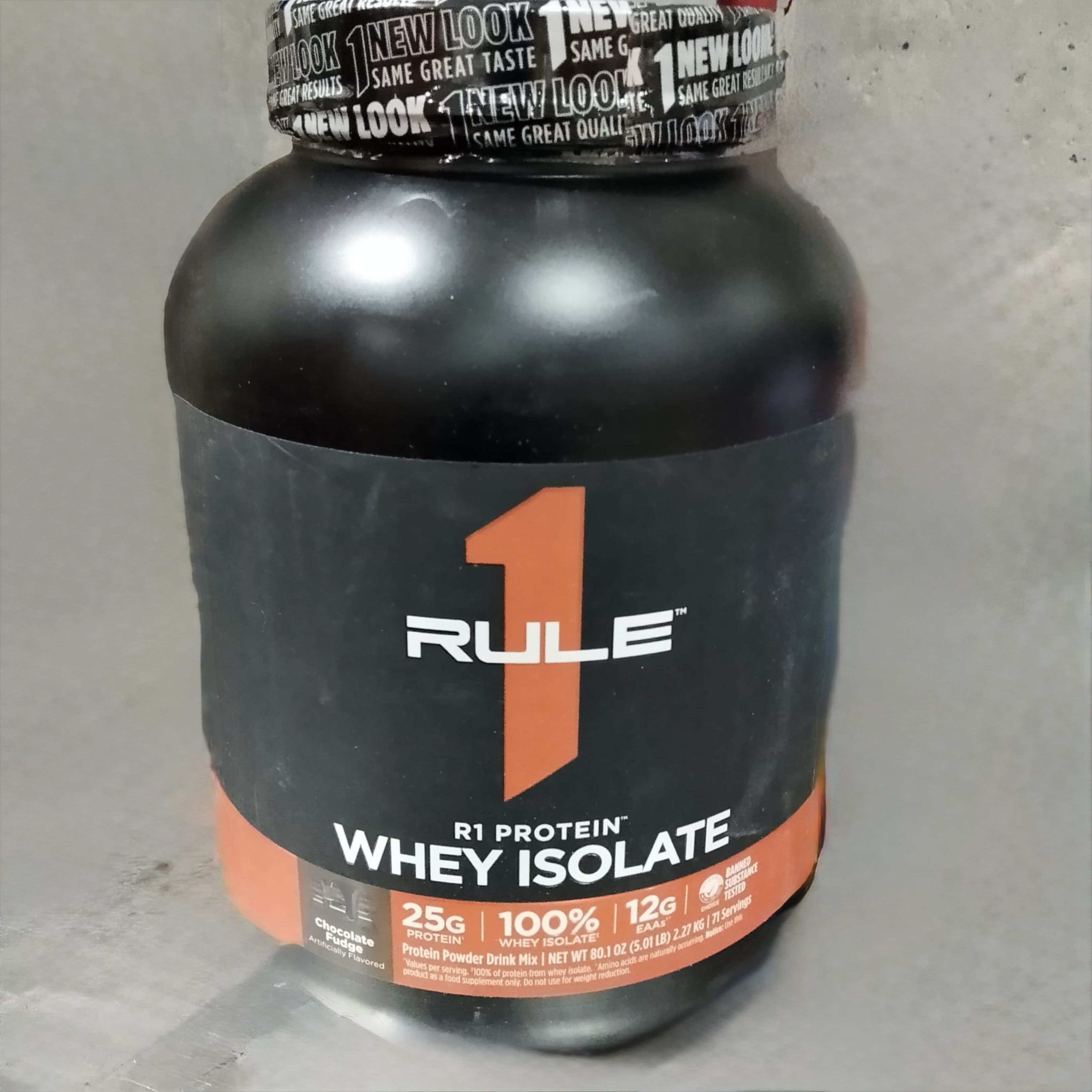 Rule 1 R1 Protein Whey Isolate - Chocolate Fudge, Health & Nutrition ...