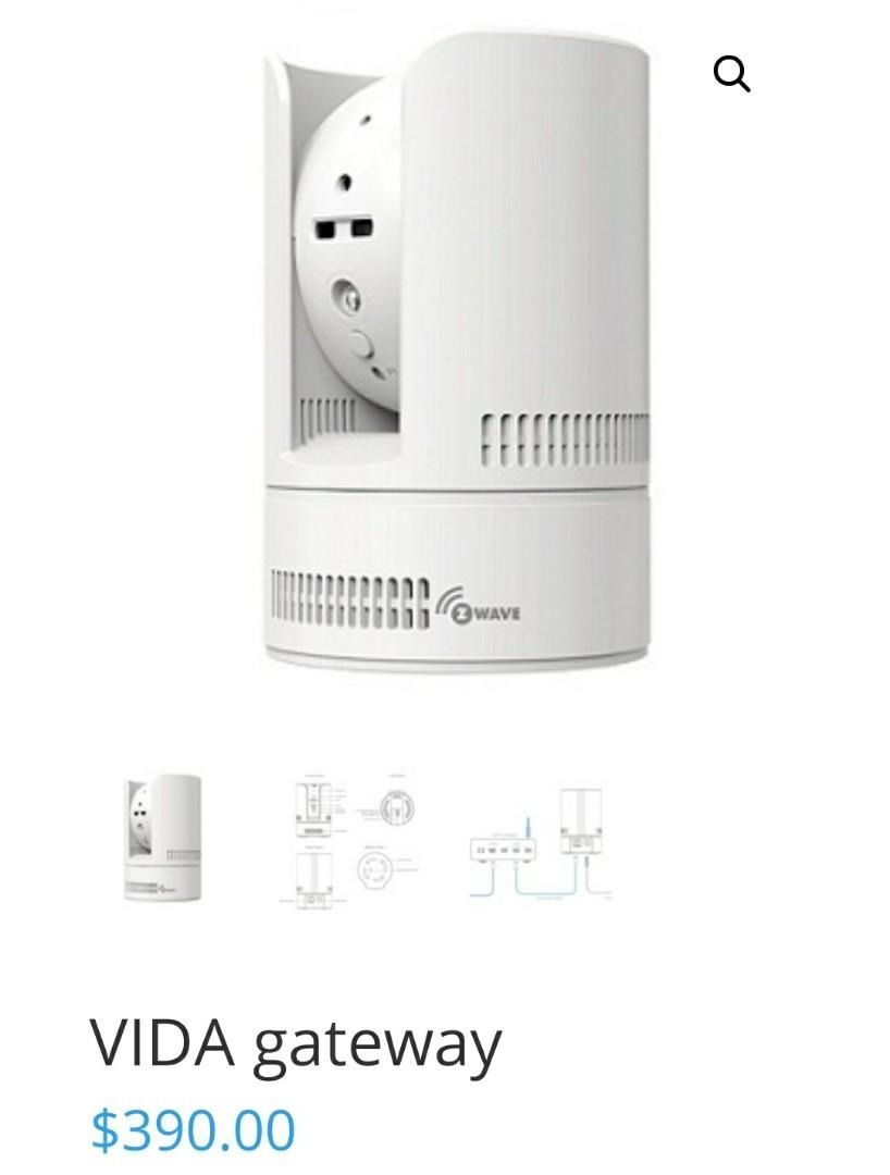 VIDA by FERMAX Smart Home Gateway with FHD Pan & Tilt Camera, Furniture ...