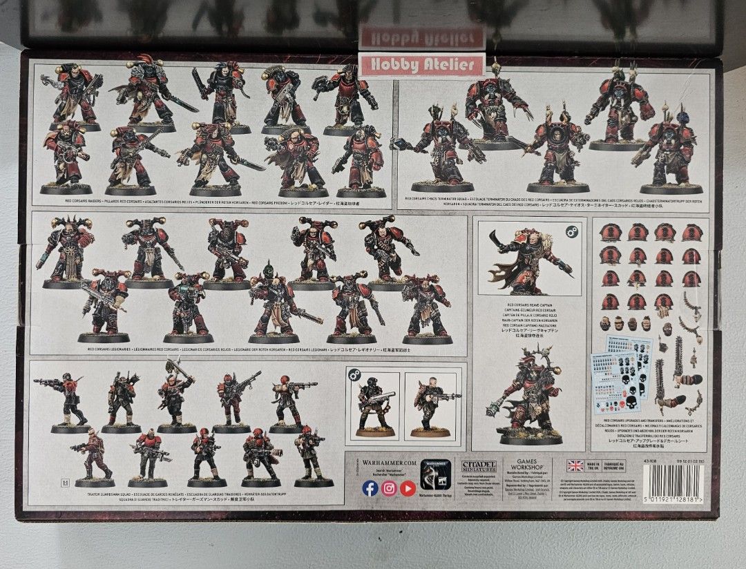 Warhammer 40K Red Corsairs Battleforce: Lords of the Maelstrom, Hobbies ...