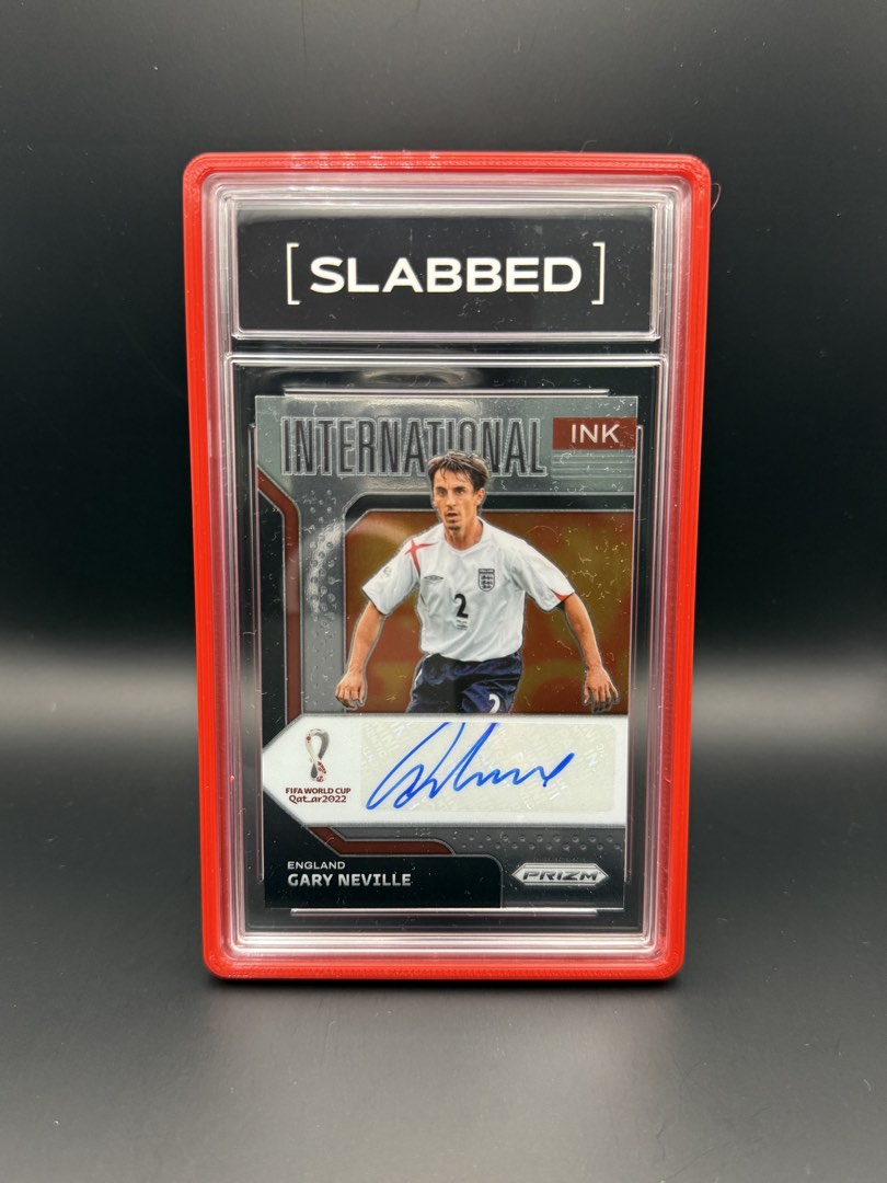 2022 Panini Prizm World Cup Qatar Gary Neville Autograph Manchester ...
