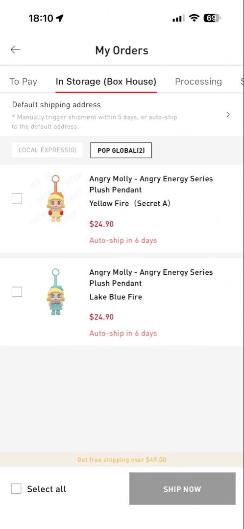 WTS Angry Molly - Yellow Fire (Secret A) & Blue Fire, Hobbies & Toys ...