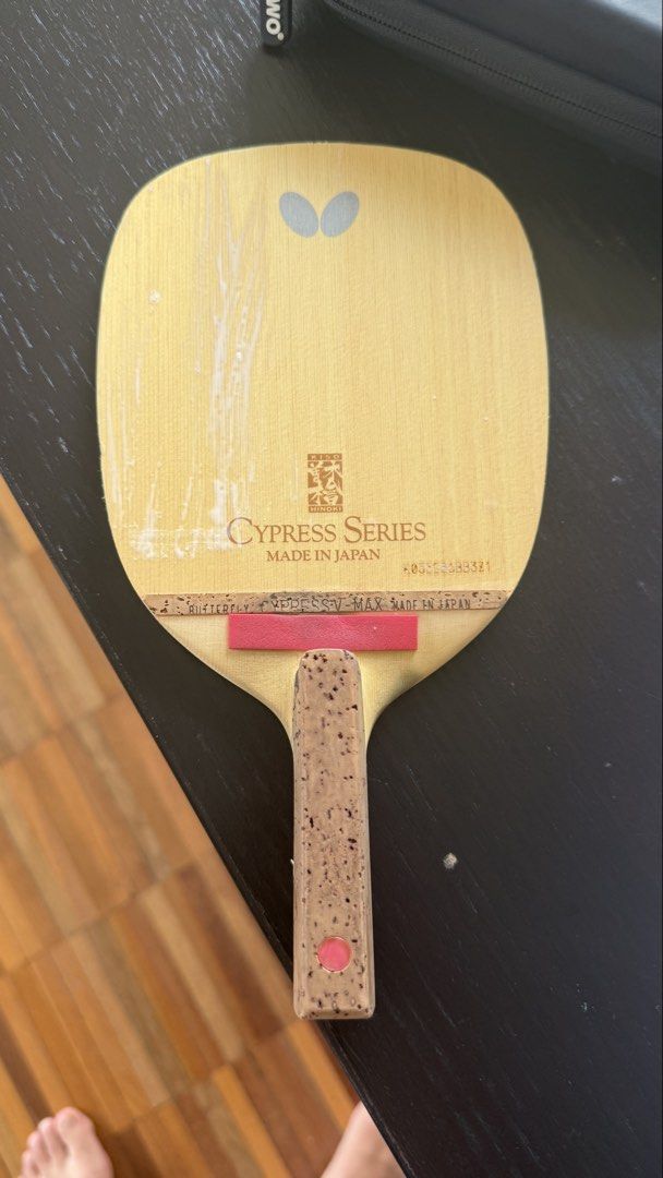 Butterfly Cypress V-Max Table Tennis Blade, Sports Equipment, Sports ...
