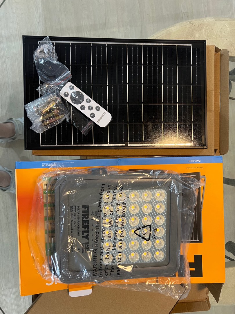 Firefly Basic Series Solar LED Floodlight - 100w, Furniture & Home ...