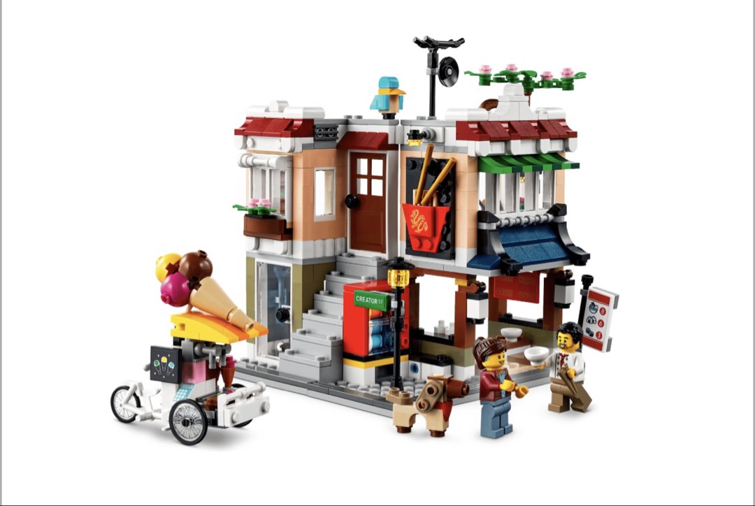 LEGO Creator 3-in-1 Downtown Noodle Shop 31131, Hobbies & Toys, Toys ...
