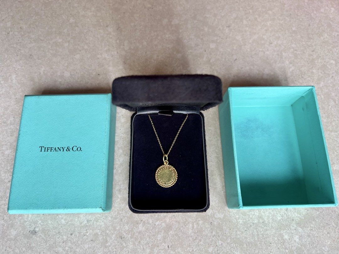 Loved & Authentic - Tiffany & Co. twist medallion Pendant with 16 ...